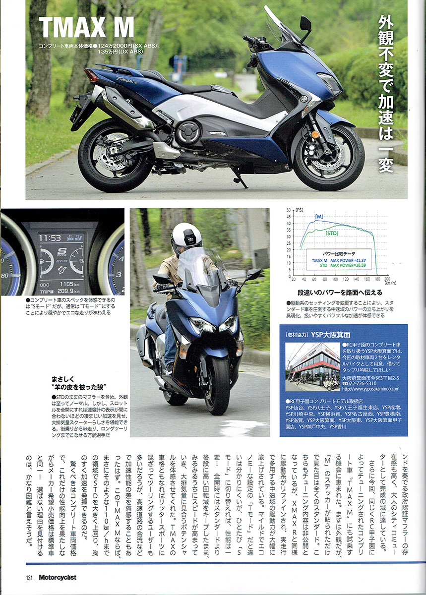 TMAX M RC KOSHIENコンプリート：YSP大阪箕面・YSP甲子園